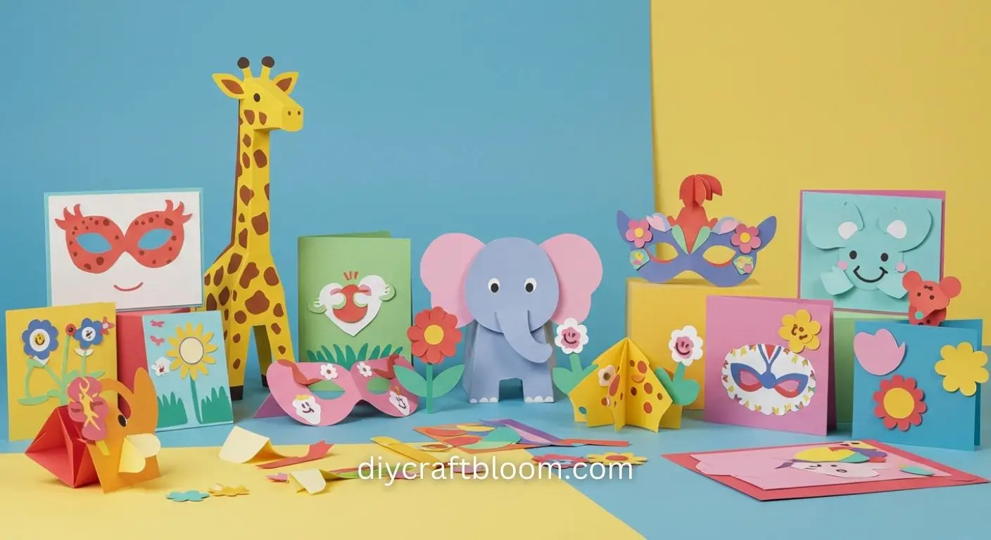 13 Craft Ideas For Kids With Paper