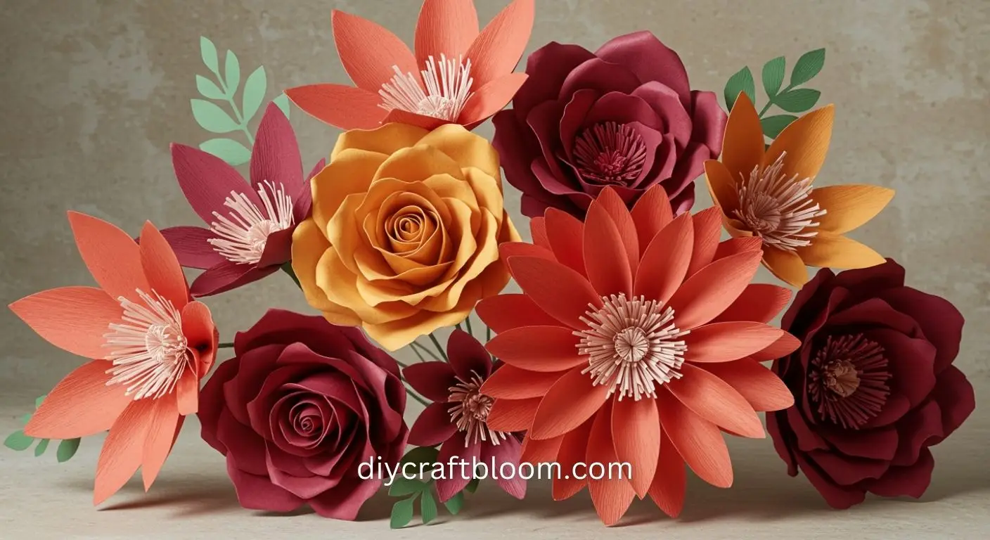 11 Craft Ideas For Paper Flowers